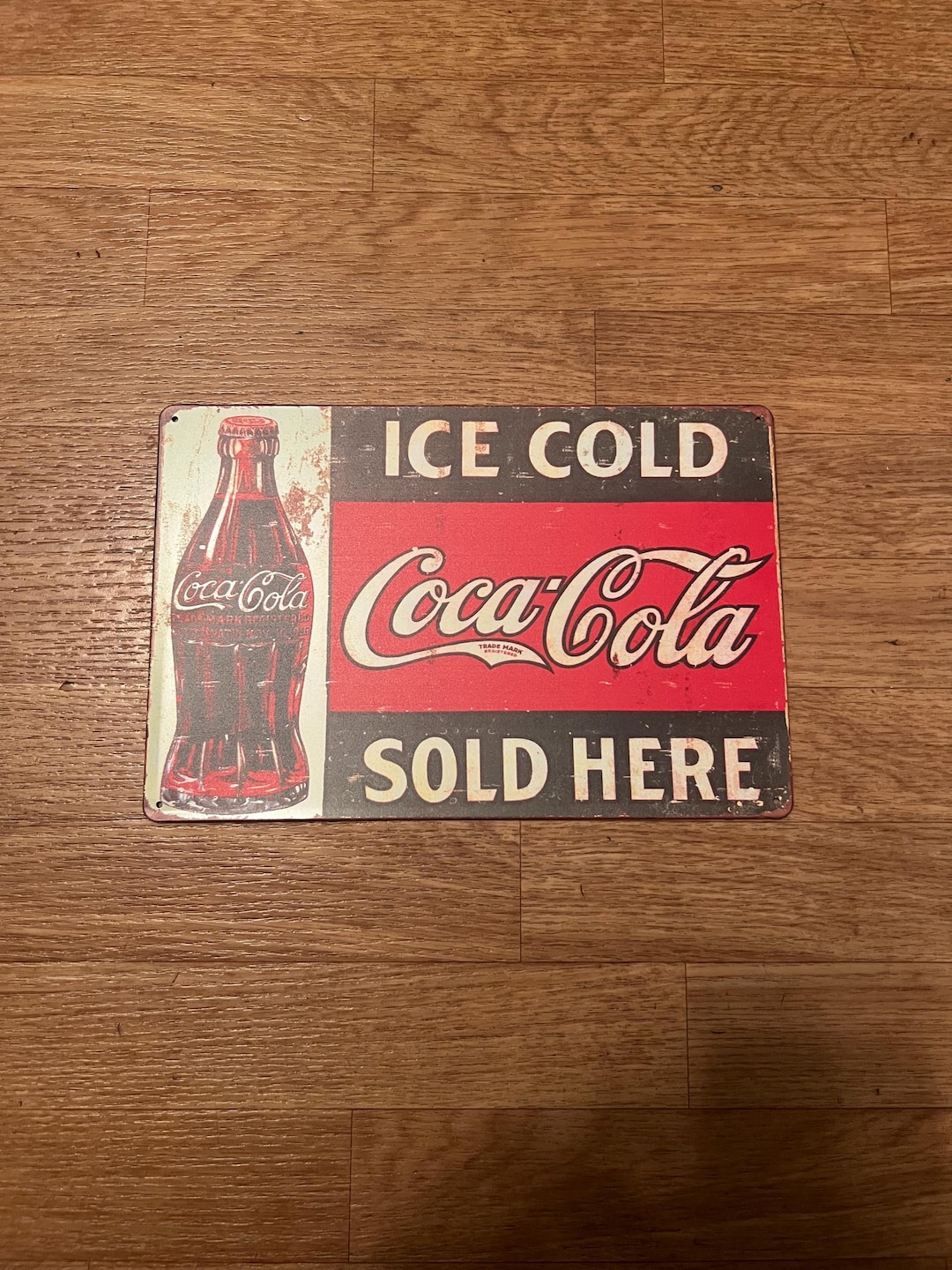 Vintage Style Ice Cold Cola Metal Sign - Etsy
