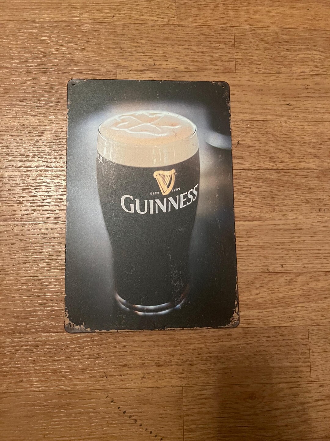 Vintage Style Guinness Beer Metal Sign - Etsy