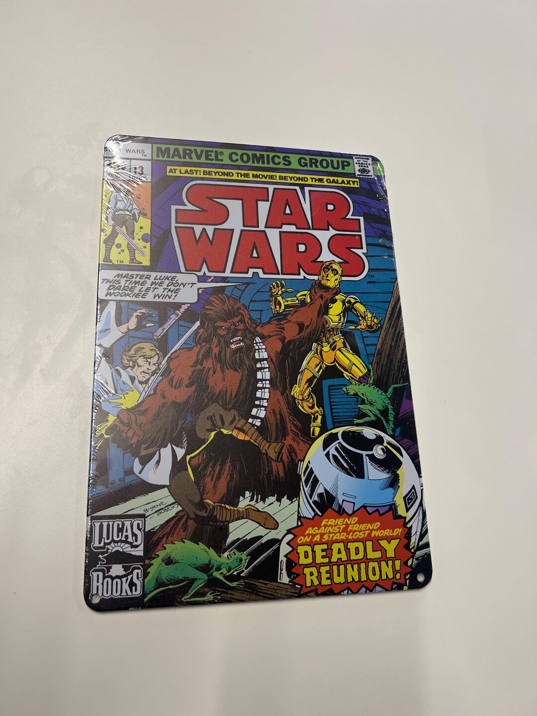 Vintage Style Star Wars Comic Metal Sign - Etsy