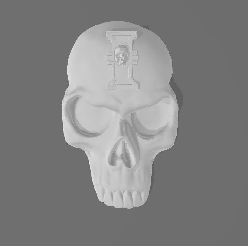 3D Printed Terminator Inquisitor Skull STL File - Etsy