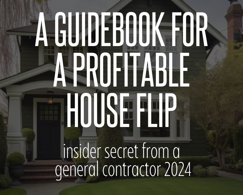 Profitable House Flipping Guide: Contractor's Inside Secrets 2024 - Etsy