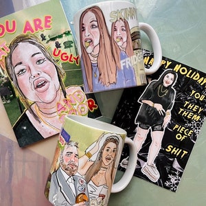 HRH Collection | Happy Birthday You Piece of SH!T Illustrated Greeting ...