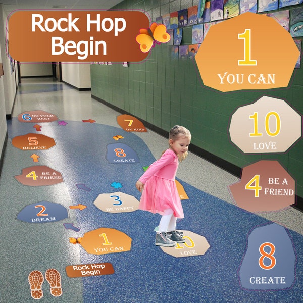School Floor Decal - Etsy