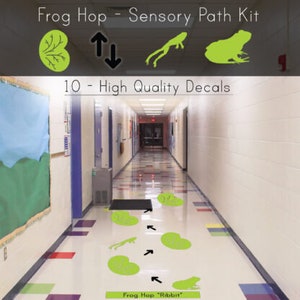 Deluxe Classroom Sensory Path Kit 65 Custom Vinyl Decal Stickers ...