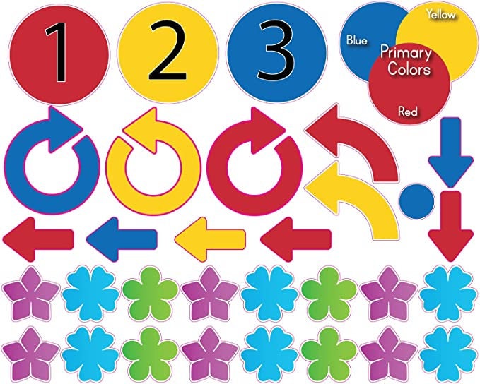 Rainbow Walk Sensory Path for School Hallways – 160 Extremely Durable ...