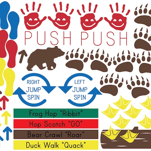 Deluxe Classroom Sensory Path Kit 65 Custom Vinyl Decal - Etsy UK