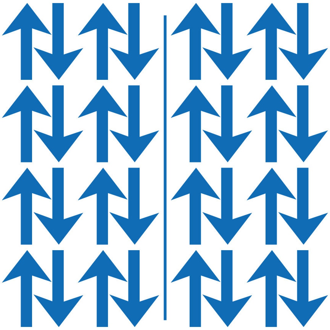 Floor and Wall Safe - Directional Arrows - Durable Vinyl Construction ...