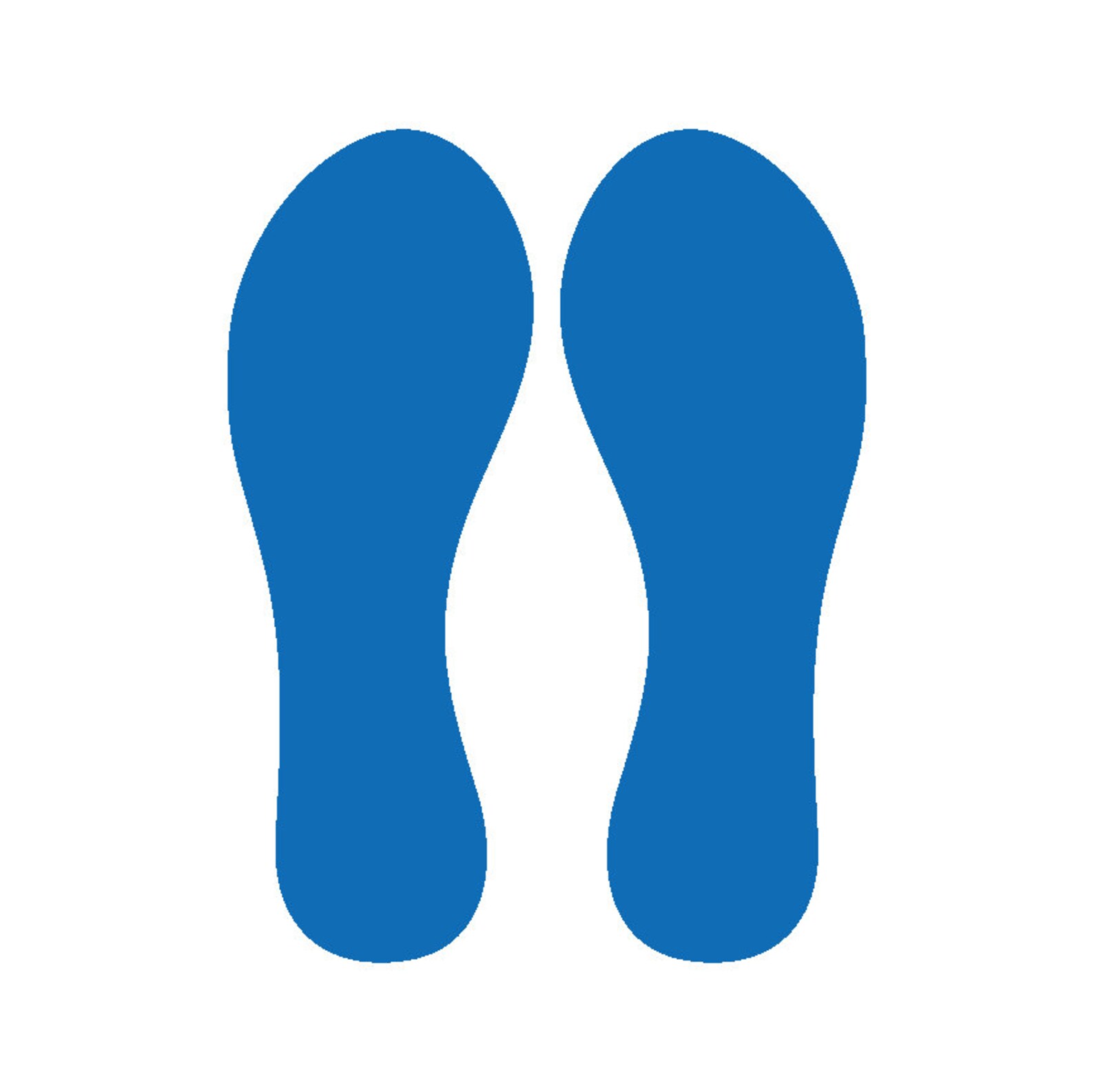 Footprints Jumbo Durable Floor and Wall Safe Vinyl Choose From: Blue ...