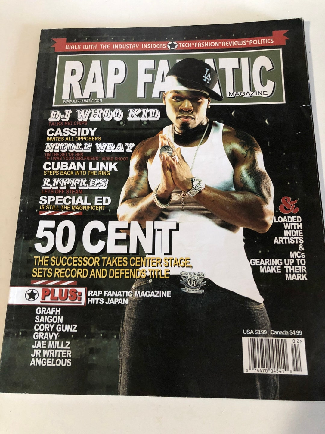 Rap Famatic Magazine Issue 4 50 Cent Special Ed Cuban Link Rare - Etsy