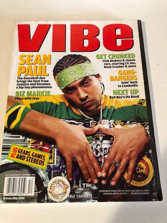 The Vibe Magazine Issue December 2003 Sean Paul Biz Markie | Etsy