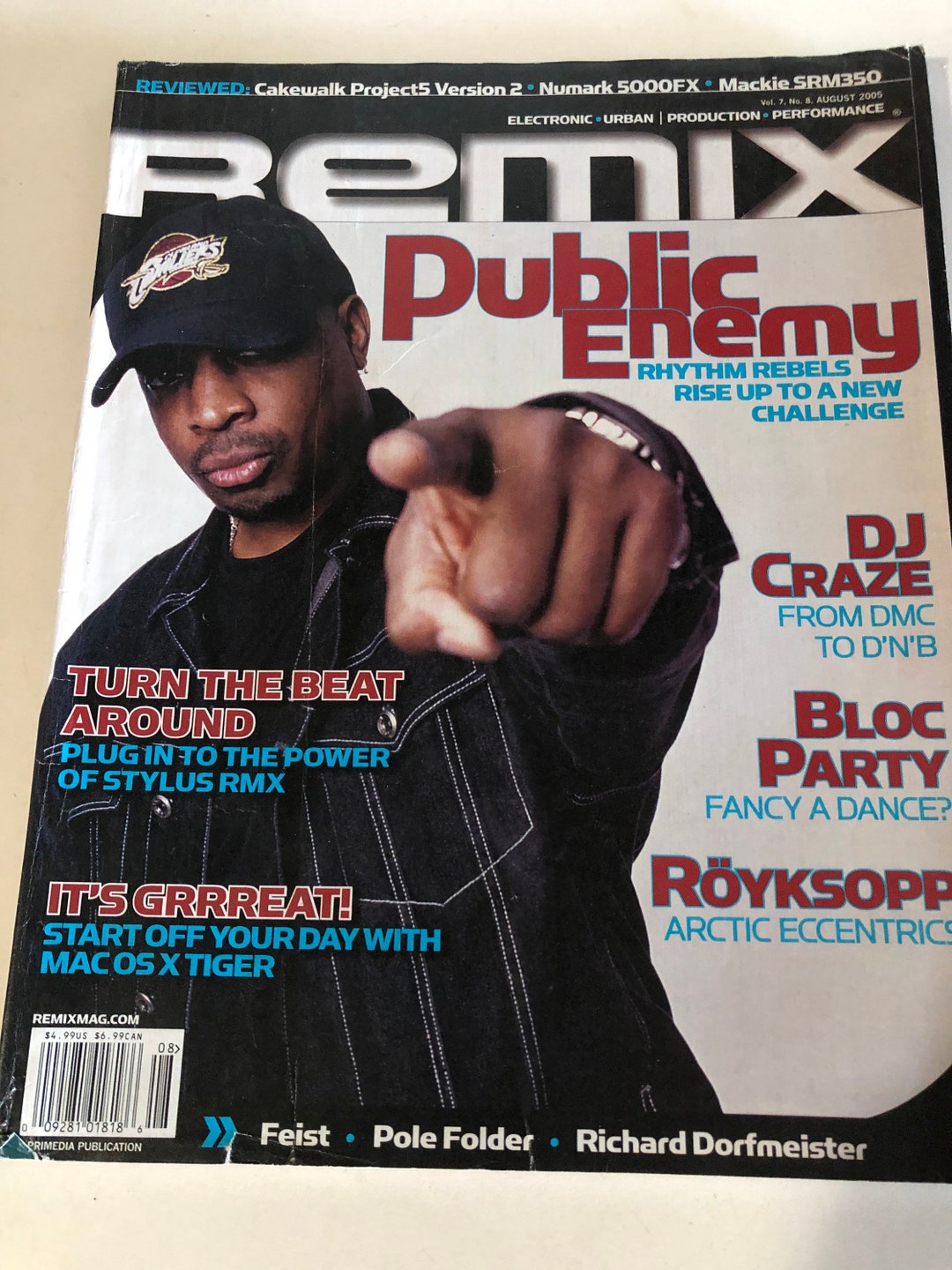 Remix Magazine Issue Public Enemy Dj Craze - Etsy