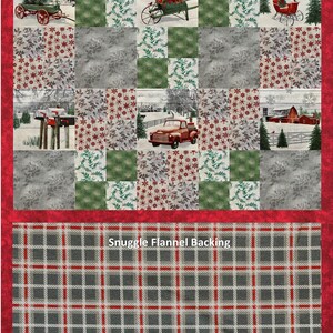 Holiday Homestead Lap Quilt Kit, Includes Binding and Backing With ...