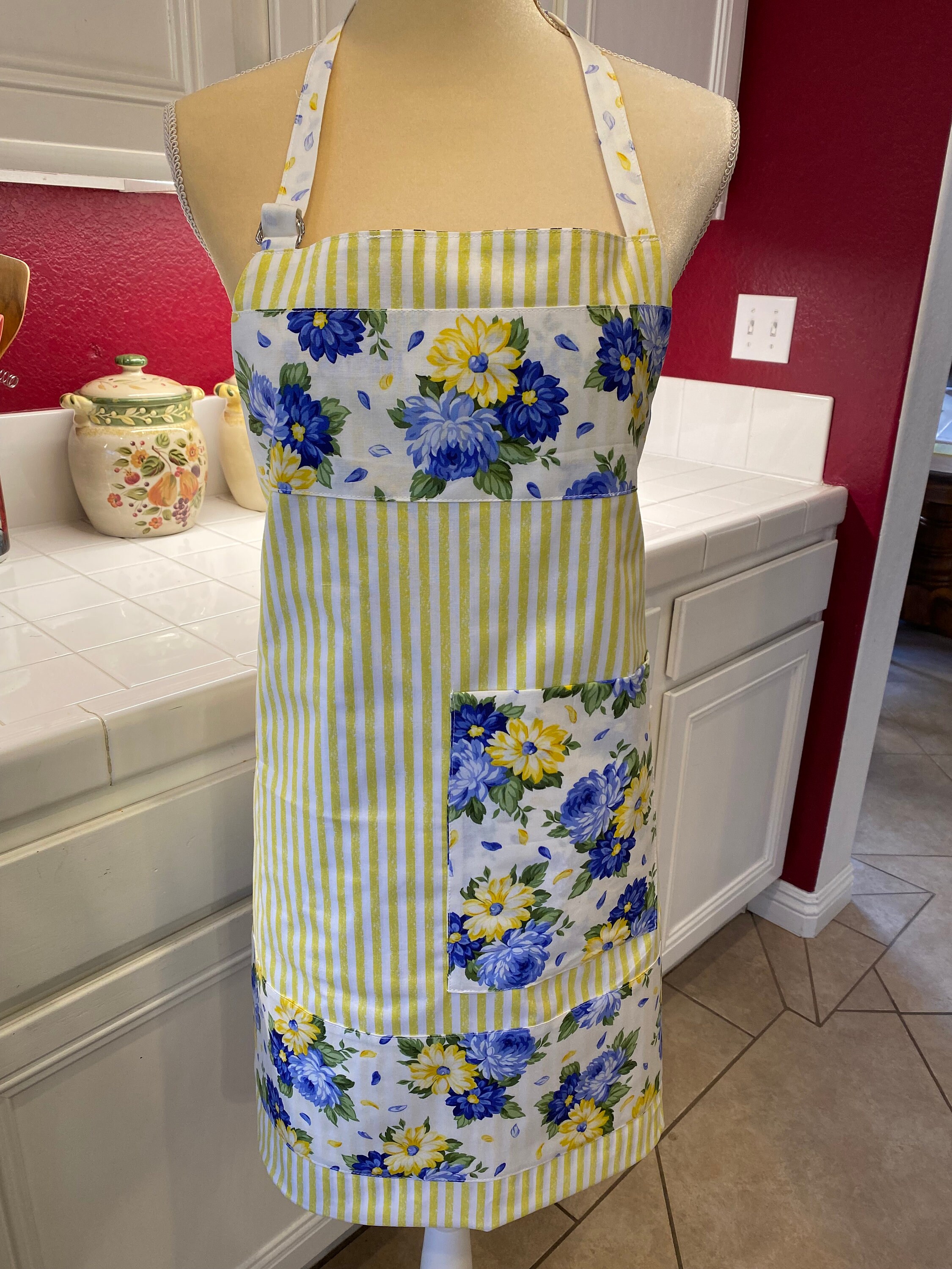 Reversible Apron With Pockets - Etsy