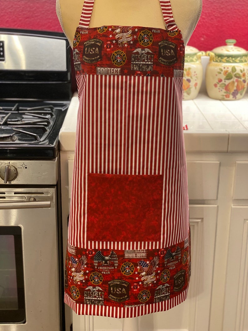 Honoring Our First Responders Firefighters Apron - Etsy