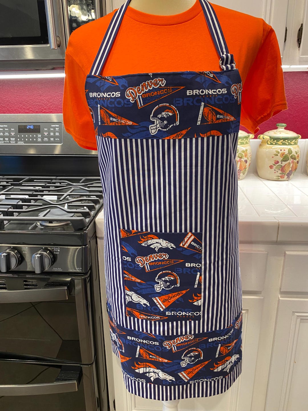 NFL Denver Broncos Apron - Etsy