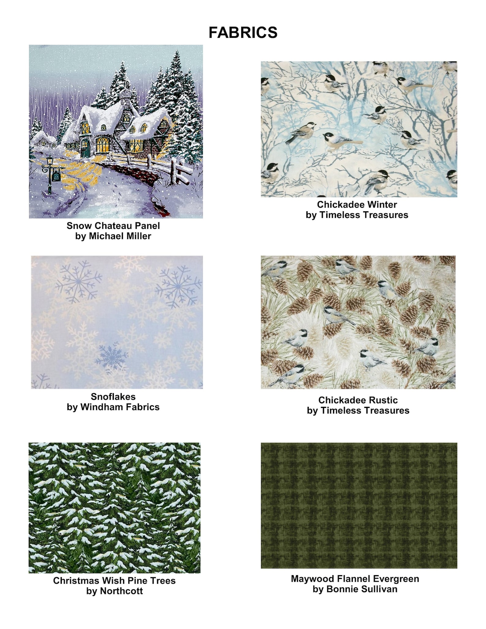 Snowy Cottage Lap Quilt Kit, Includes Binding and Backing - Etsy