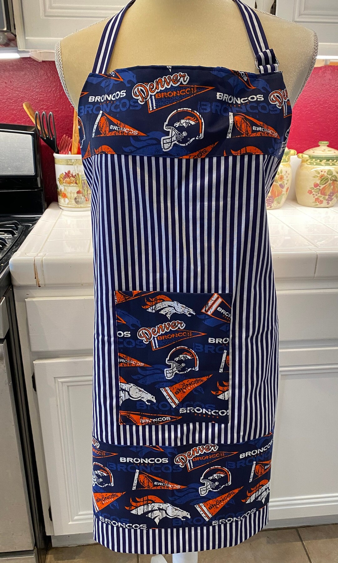NFL Denver Broncos Apron - Etsy