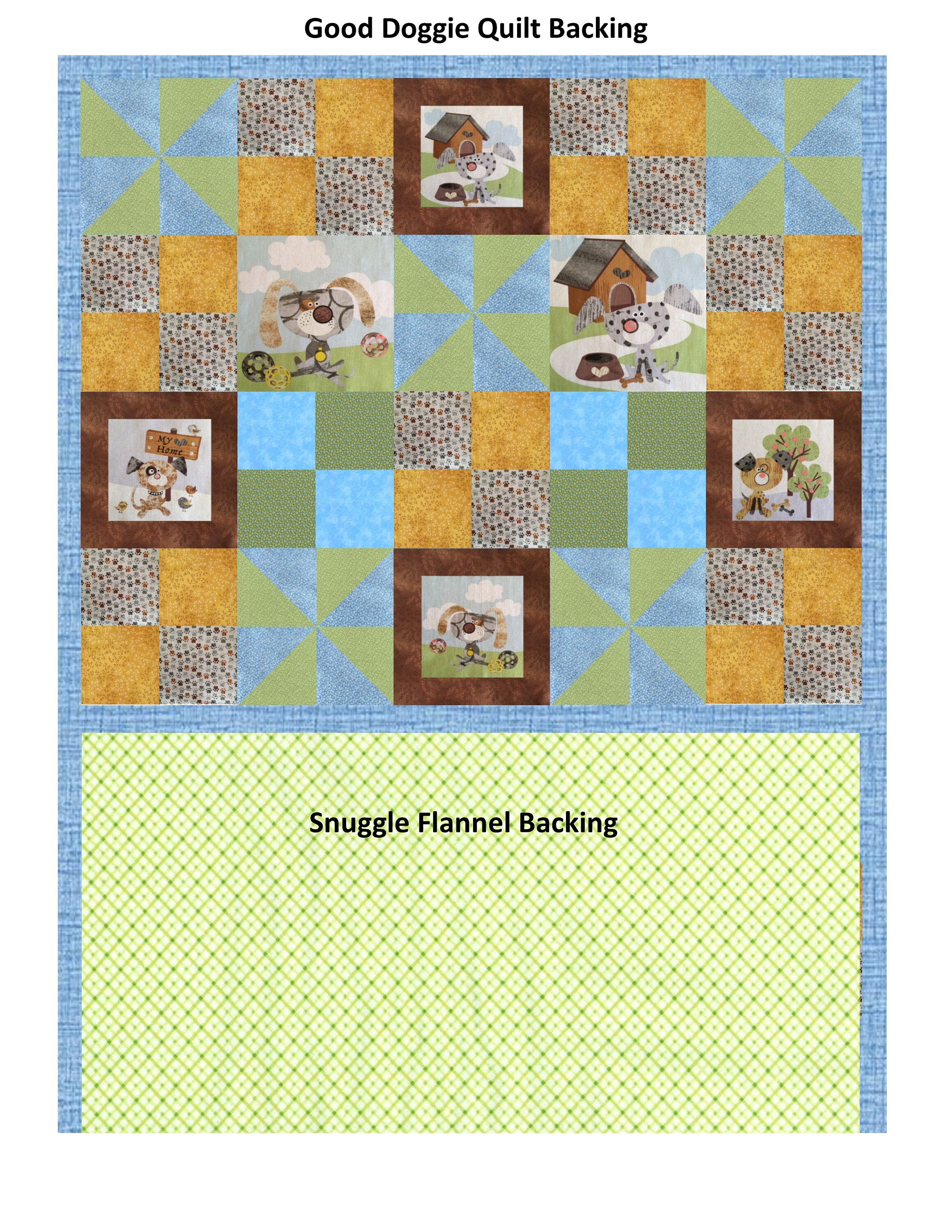 Good Doggie Lap Quilt Kit, Includes Binding and Backing - Etsy