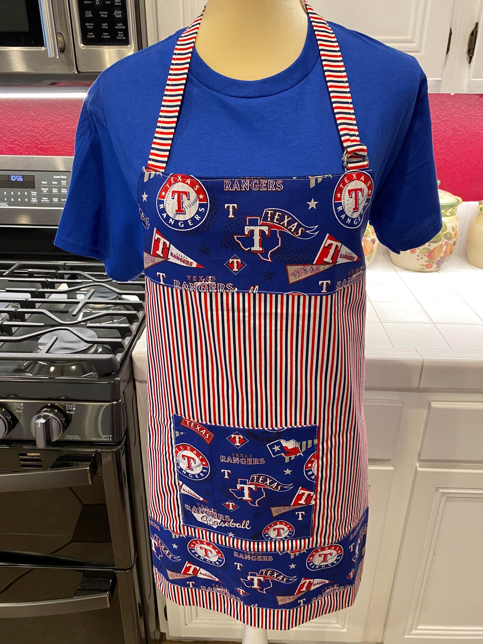MBL Texas Rangers Apron - Etsy