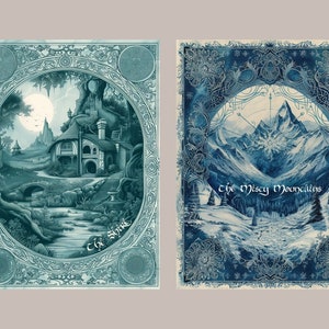 Set of Lord of the Rings Posters Printable 13 Jpgs, LOTR Middle Earth ...