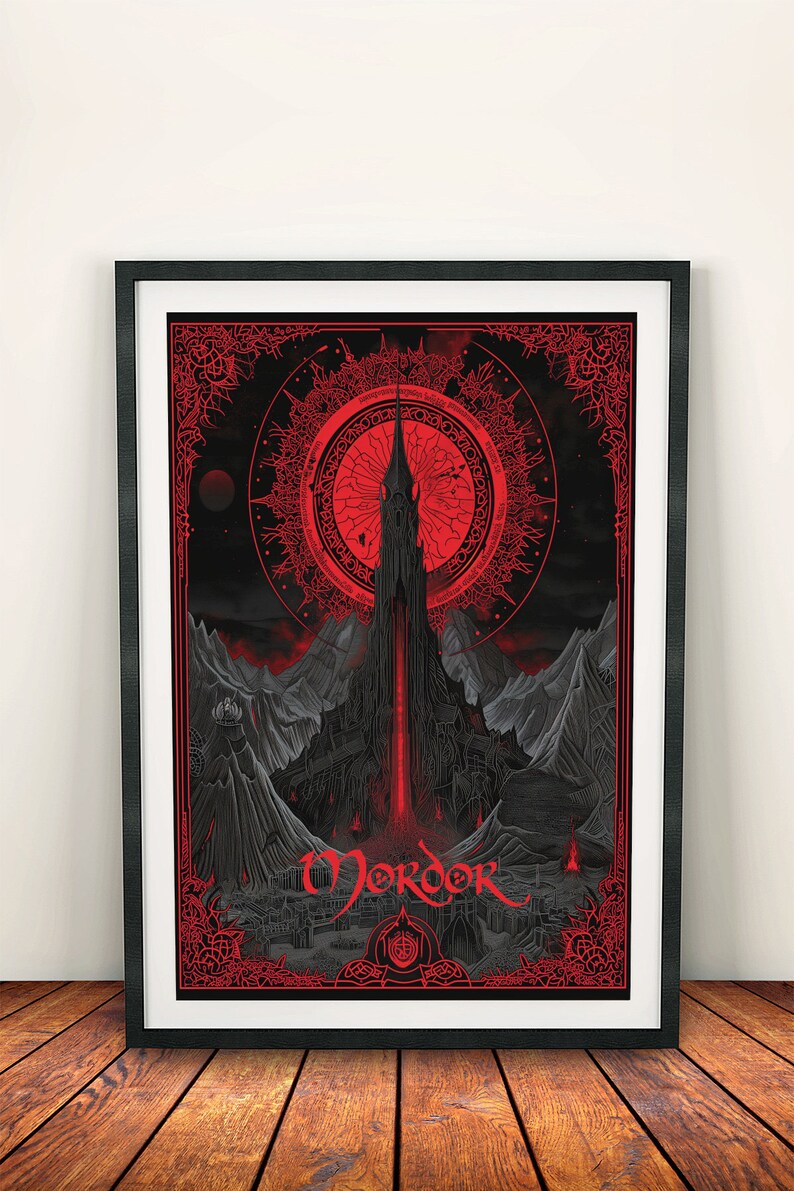 Set of Lord of the Rings Posters Printable 13 Jpgs, LOTR Middle Earth ...