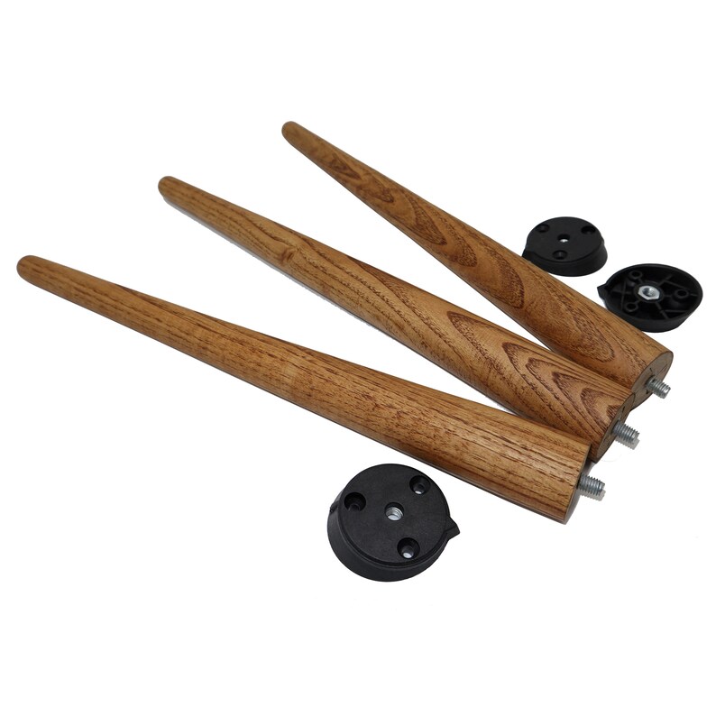 Rustic Style Tapered Wooden Legs for Furniture Wonderful | Etsy