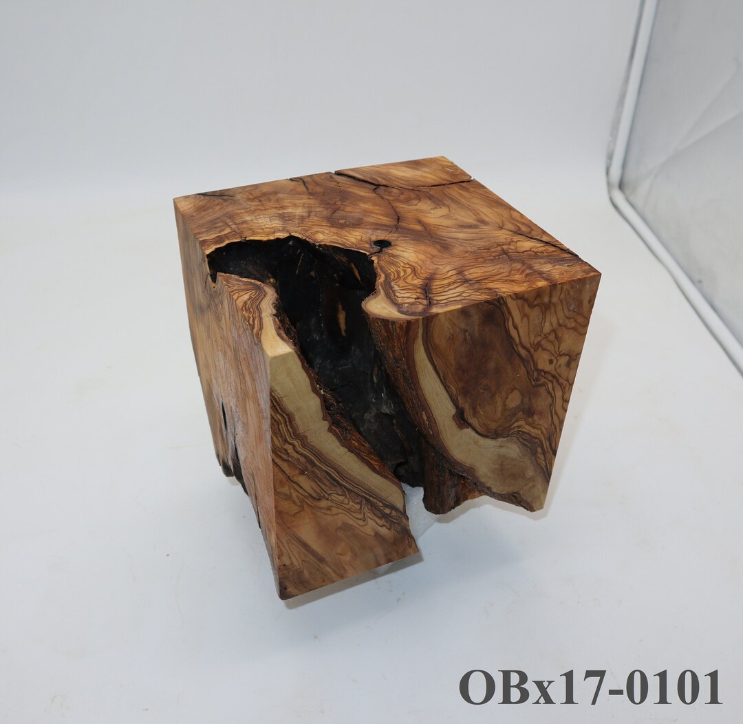 Genuine Anatolian Olive Burl Wood Turning Blanks, CUBE XL Sizes Block ...