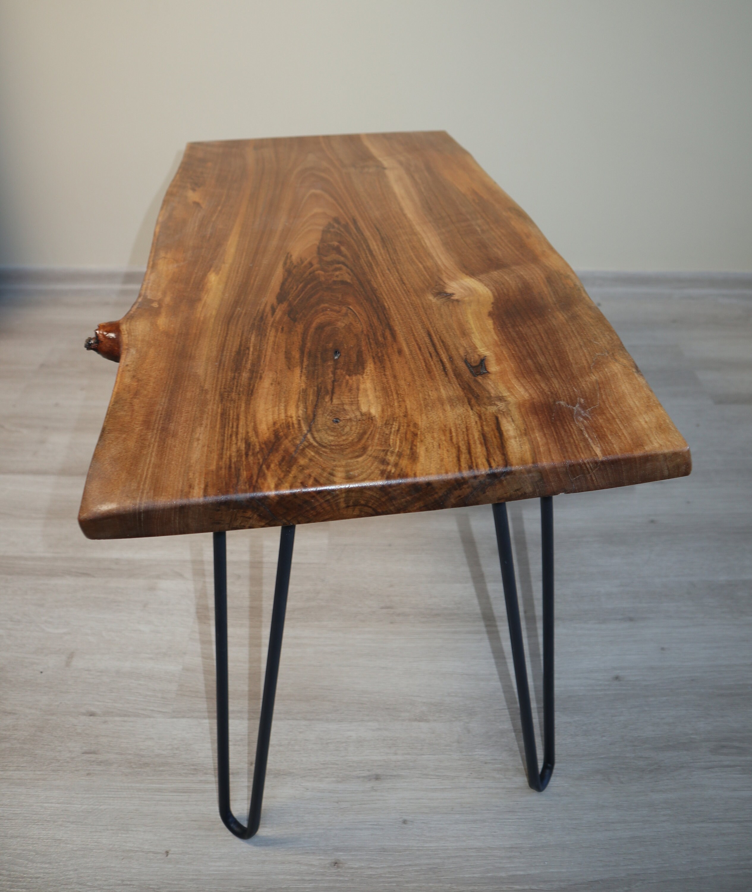 Live Edge Cherry Wood Naturally Form Wood Slice Coffee Table - Etsy