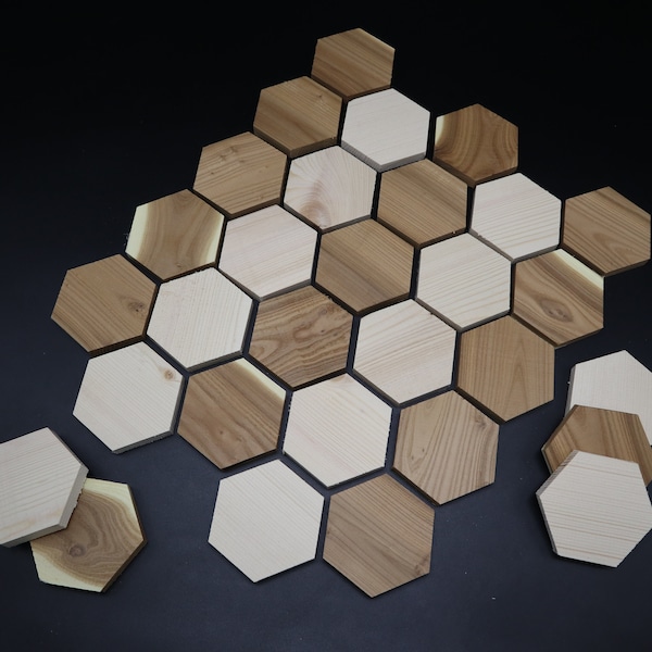 Wood Hexagon - Etsy