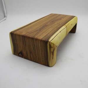 Wood Riser, Black Acacia, Cutting Board, Farmhouse Decor, Wooden Stand ...