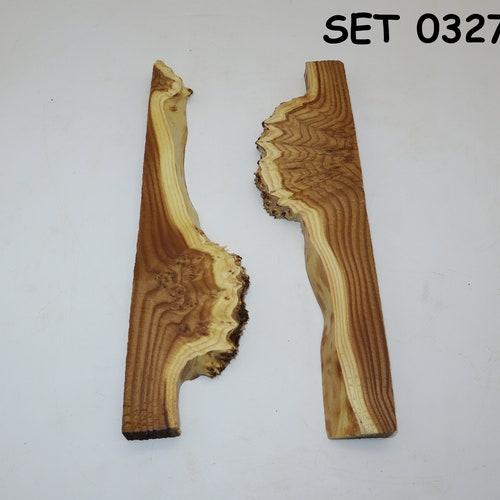Live Edge Russian Olive Wood Slabs Semi-processed 2 Pcs SETS - Etsy
