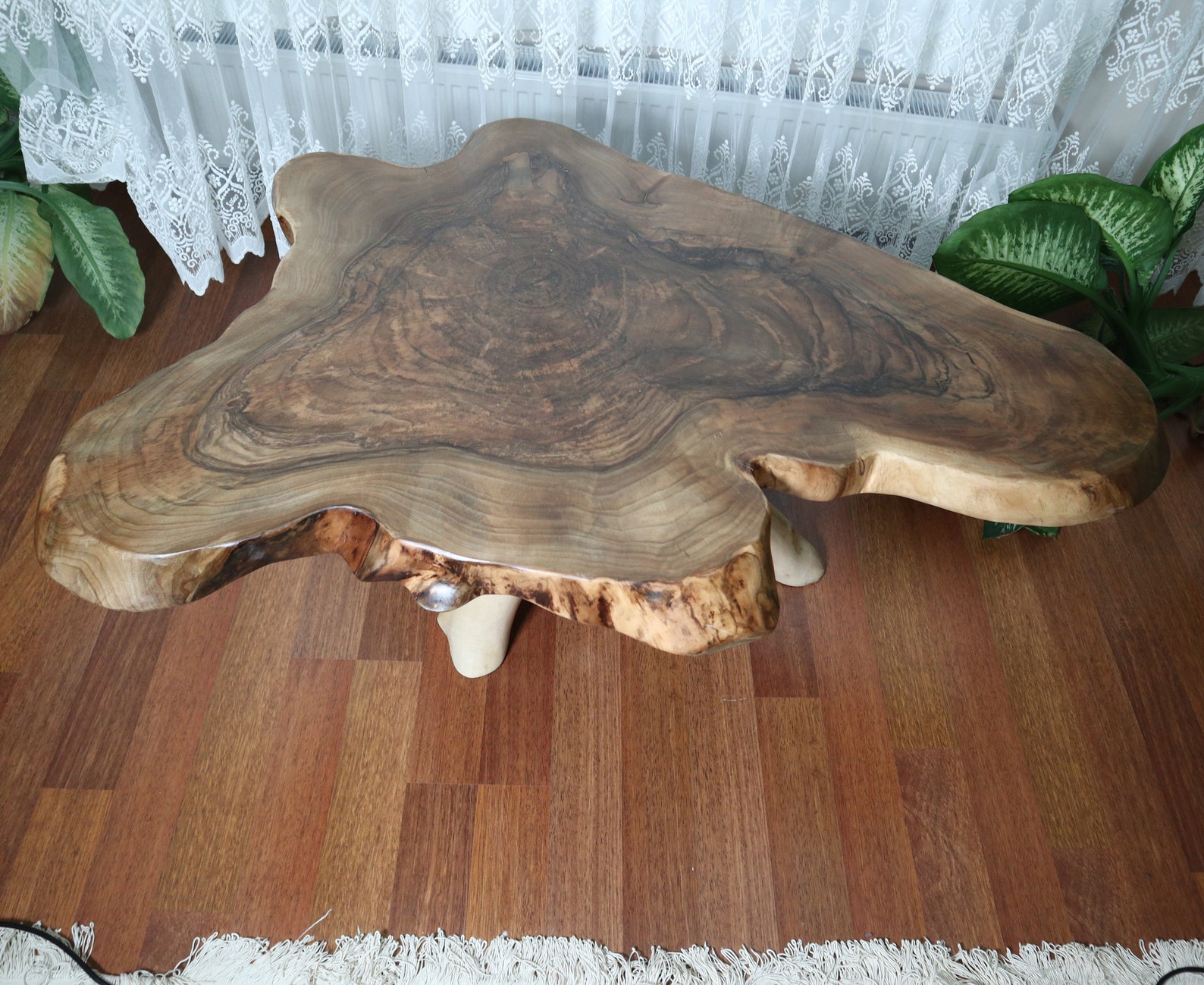 Live Edge Walnut Tree Root Amazing Naturally Form Wood Slice | Etsy