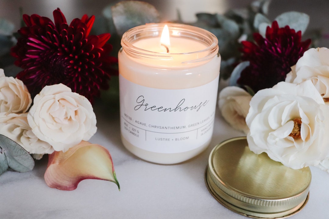 Greenhouse Soy Candle | Natural Soy Wax Candle | Hand-poured Scented ...