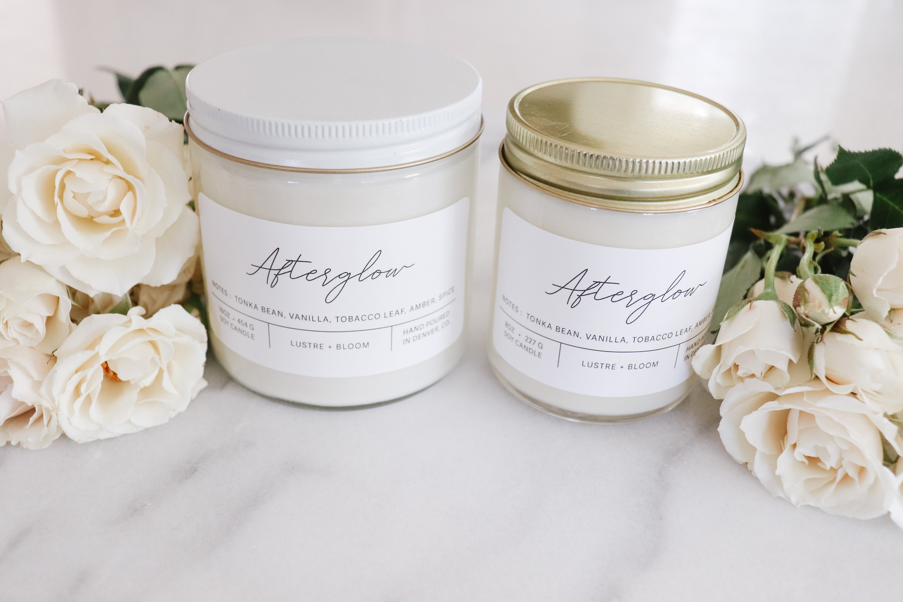 Afterglow Soy Candle Natural Soy Wax Candle Hand-poured | Etsy