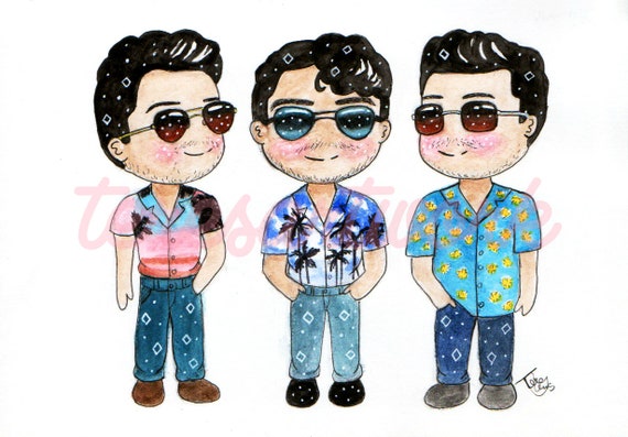 Nick Jonas Cartoon Drawing