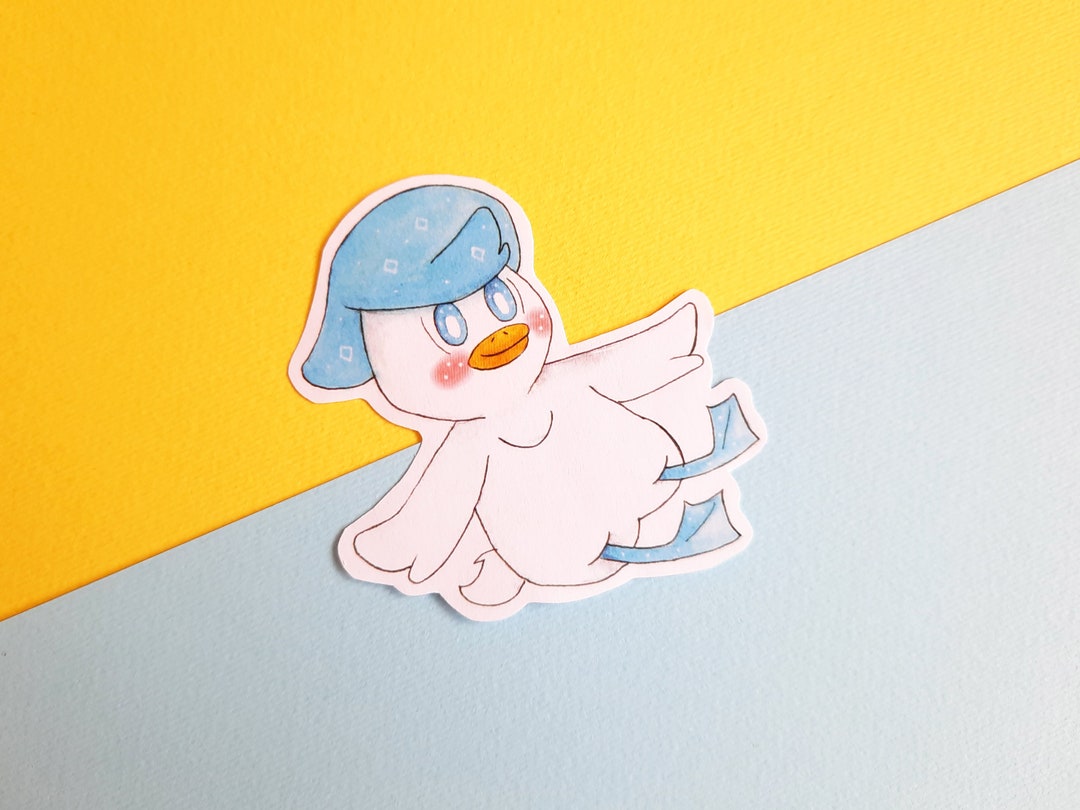 Quaxly Duck Sticker Anime Manga Stickers - Etsy