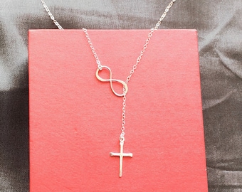 Infinity Cross | Etsy