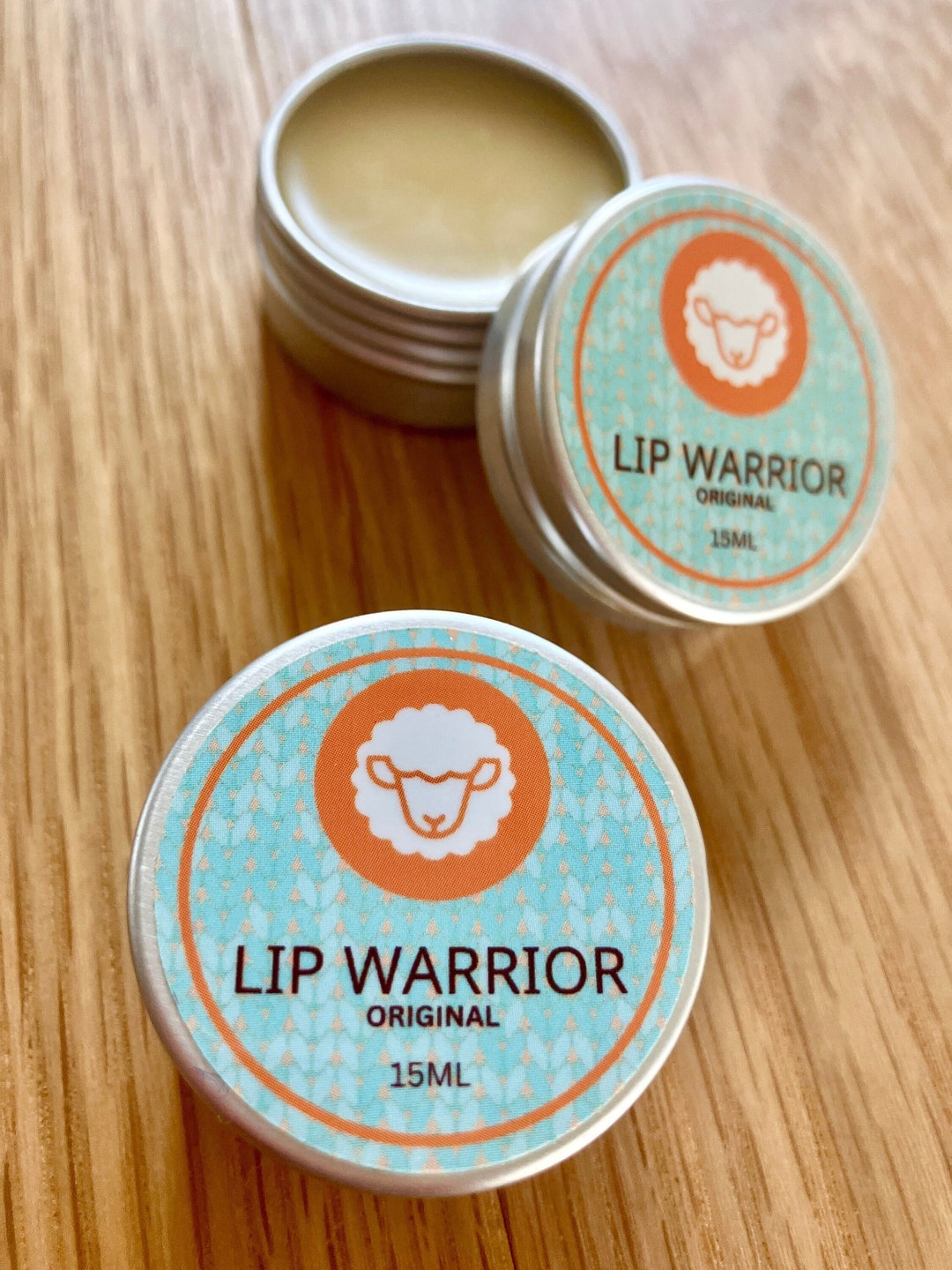 Original Natural Lip Warrior Balm With Pure Lanolin - Etsy