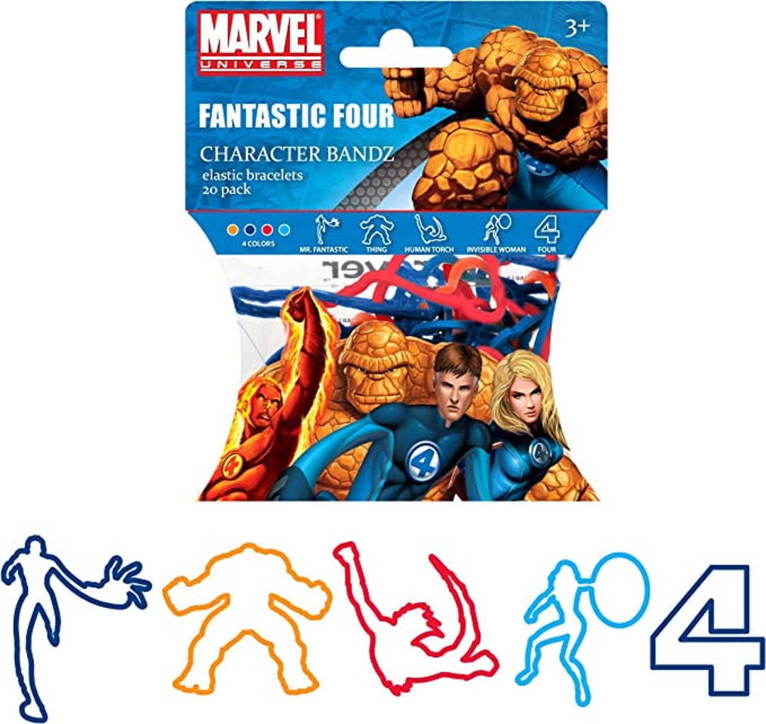 Fantastic Four Logo Bandz Silly Bands - Etsy