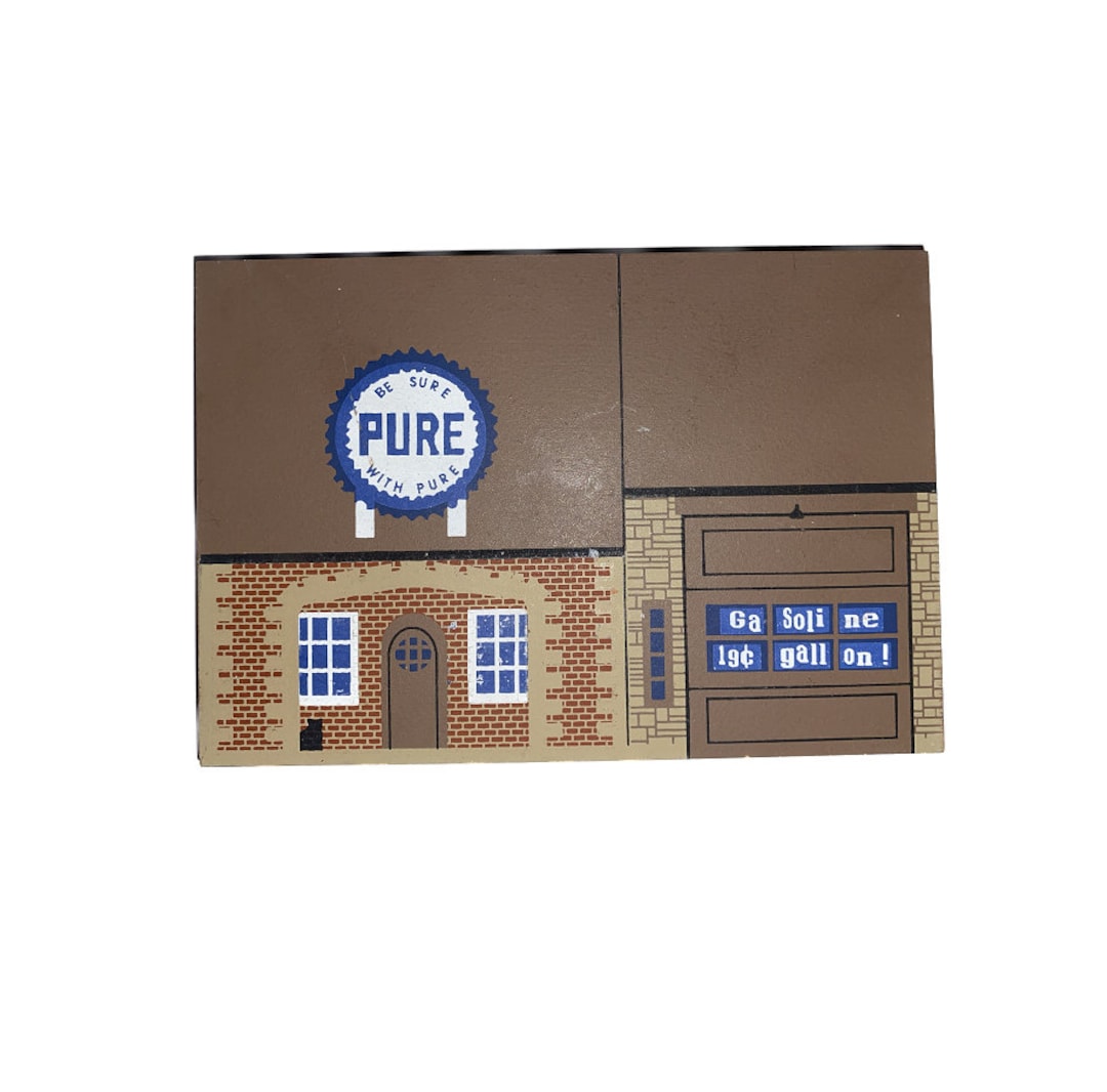 1992 Cats Meow Pure Gas Station - Etsy