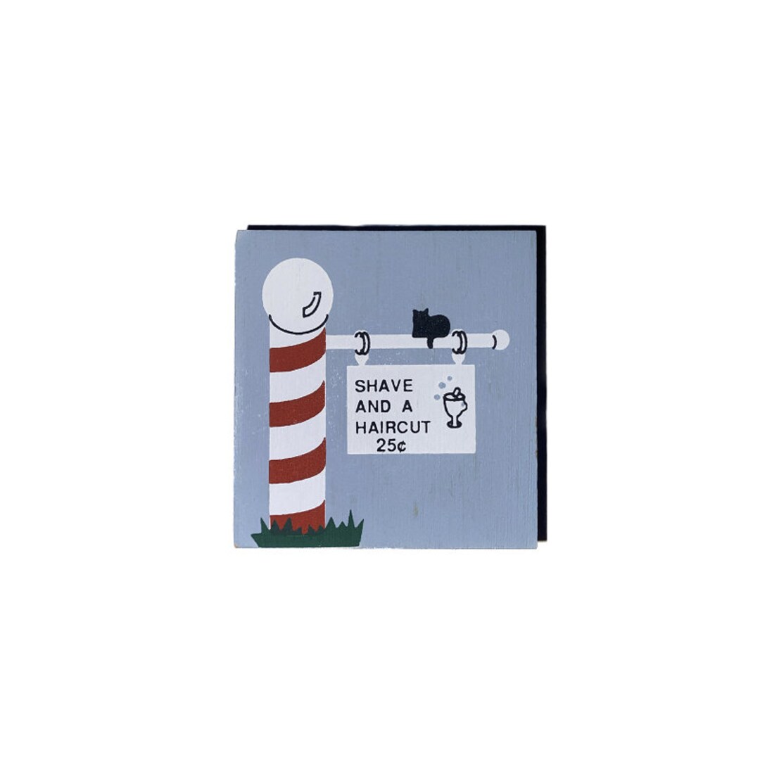 1993 Cats Meow Shave and a Haircut - Etsy