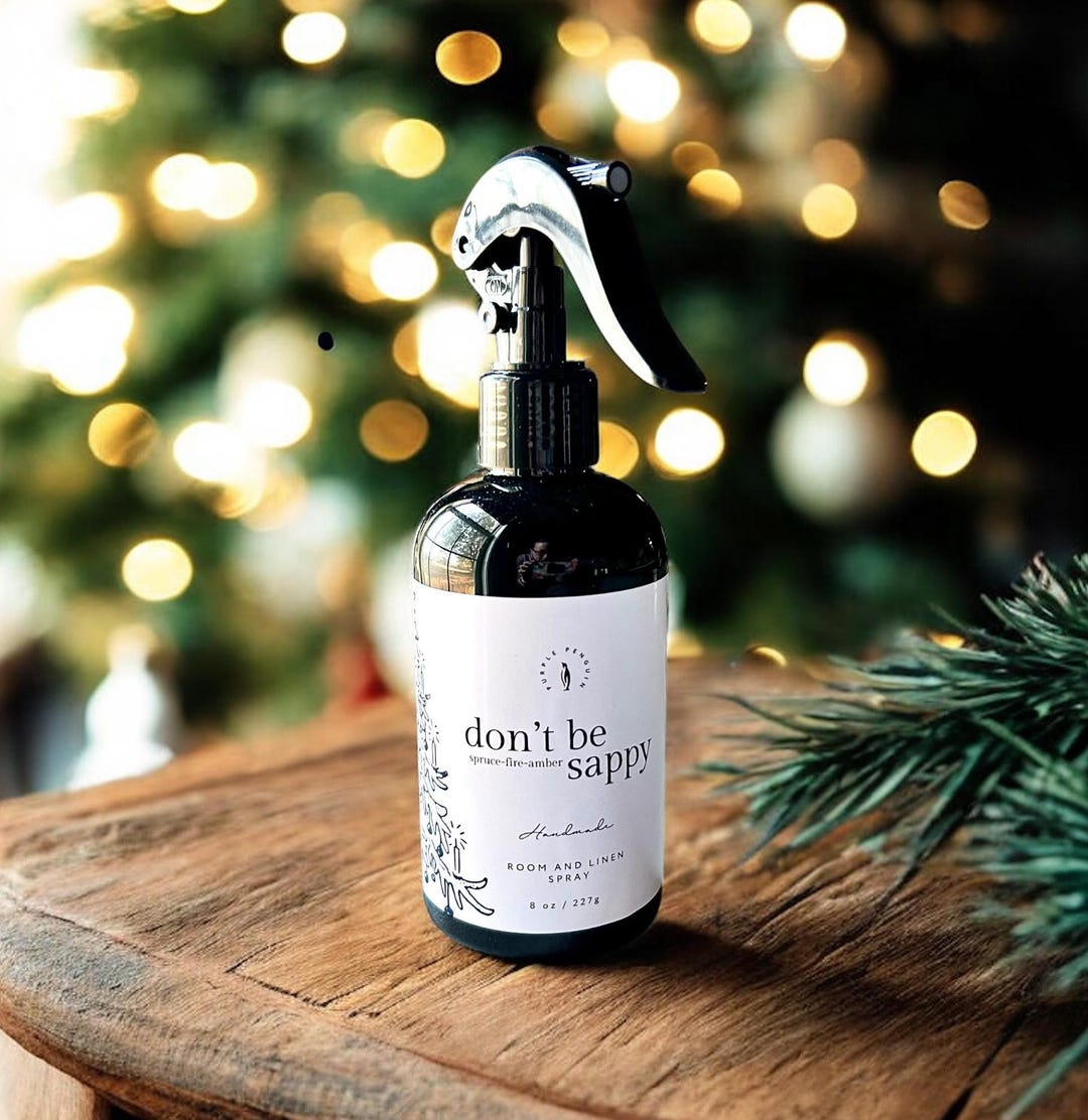 Don't Be Sappy: Spruce and Amber (christmas Tree Blend) Room Spray - Etsy