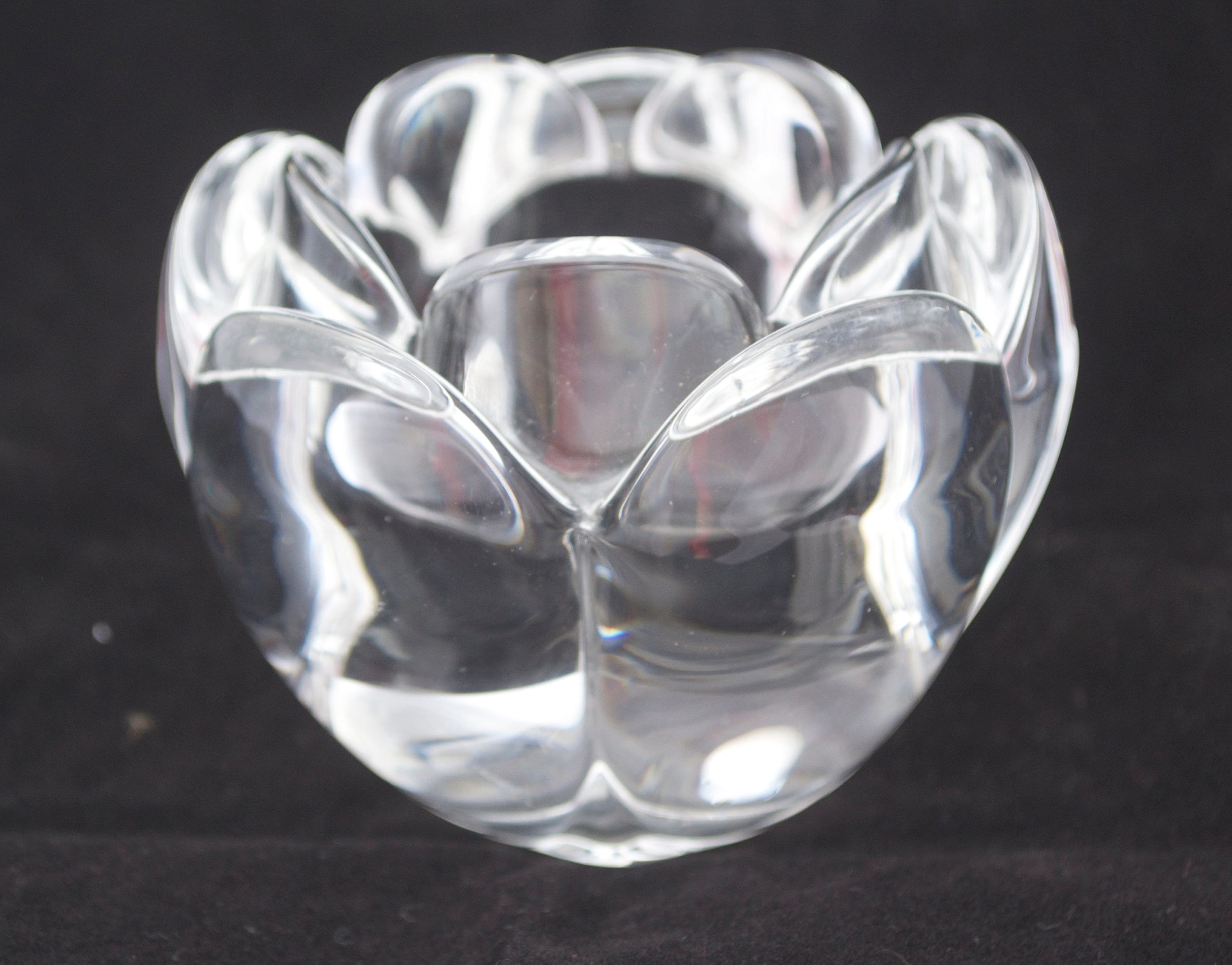 Vintage Magnor Norway Art Glass Voile Lotus Flower Candle - Etsy UK