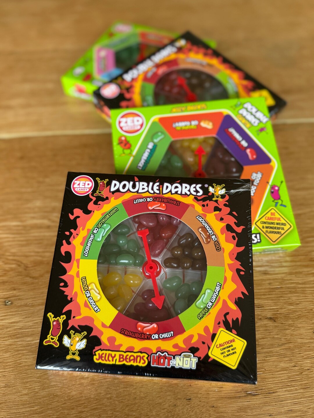Spin Double Dare Jelly Bean Game, Chilli Challenge, Cake or Soap ...