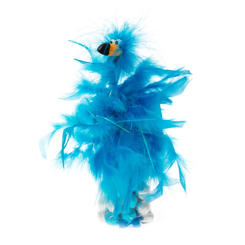 Fluffy feather bird pens and milk chocolates Easter Fun | Etsy