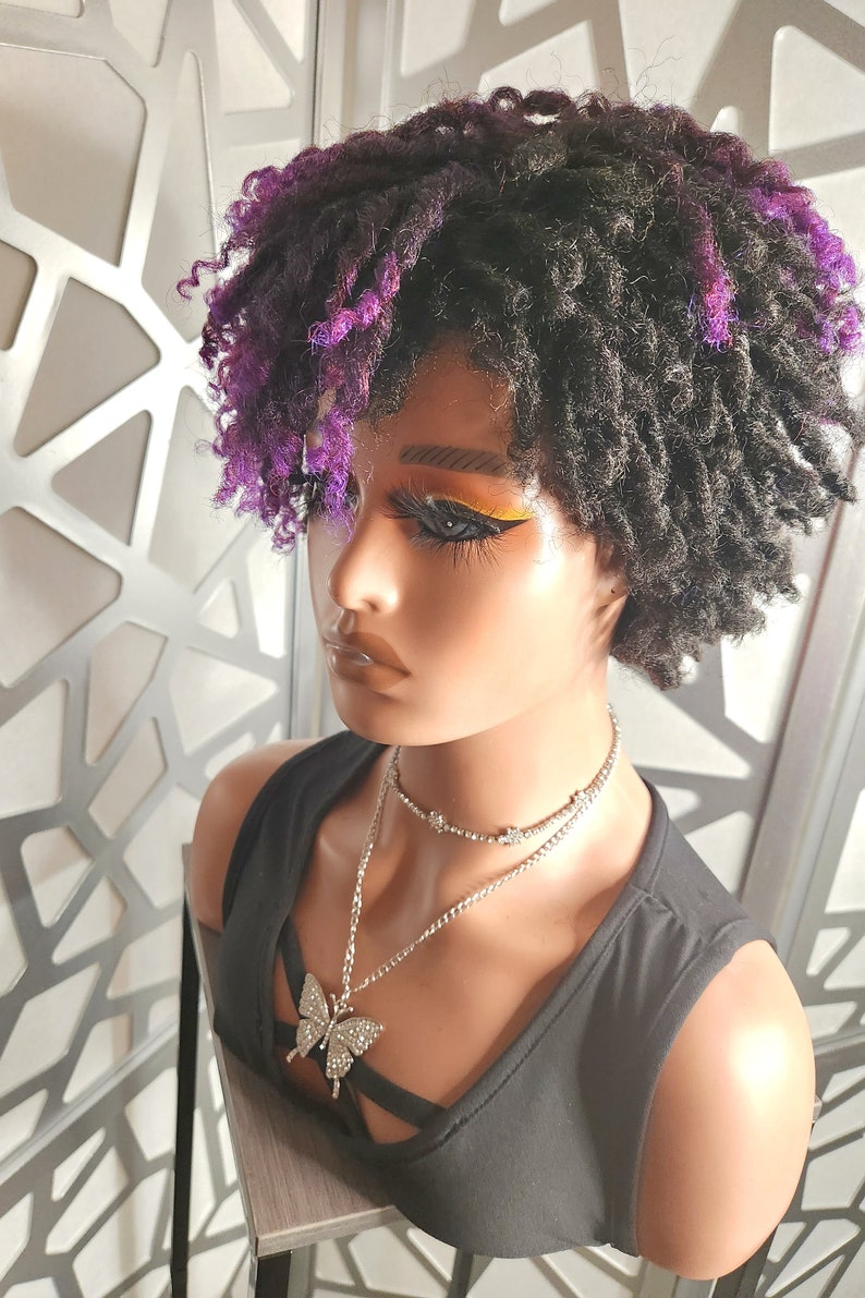 Dreadlock Wig Twist Wig Human Hair Blend Glueles Wig Faux Twist Crochet ...