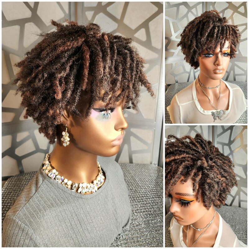 Short Locs Wigs - Etsy