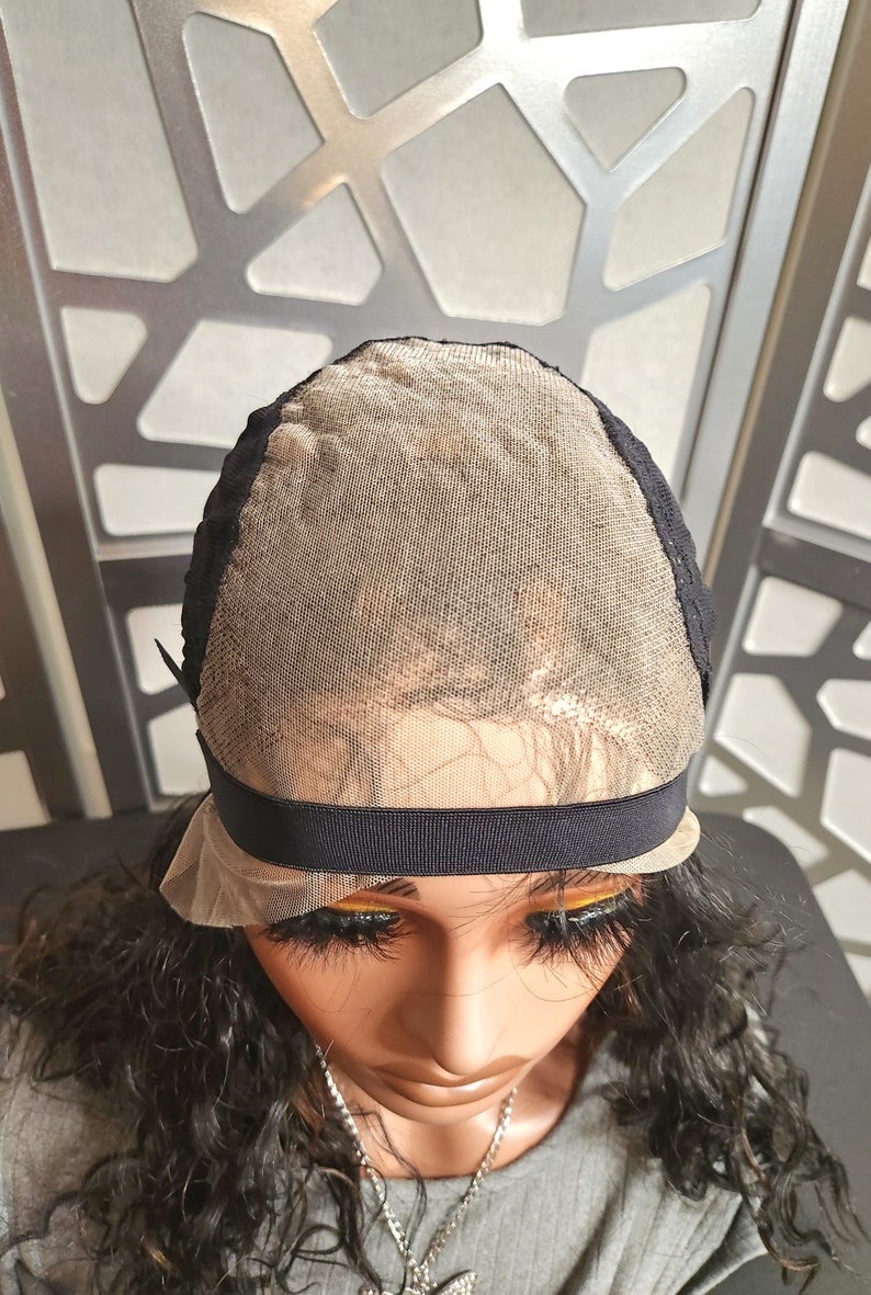 Black Curly Wig, Wavy Wig,hd Lace Wig Free Parting Wig, Human Hair ...