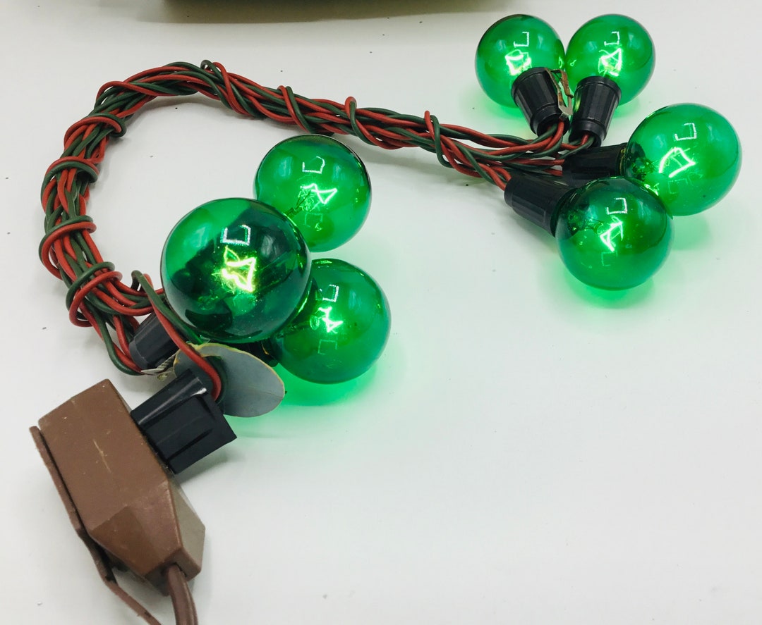 Vintage Christmas Electric Light Set - Etsy