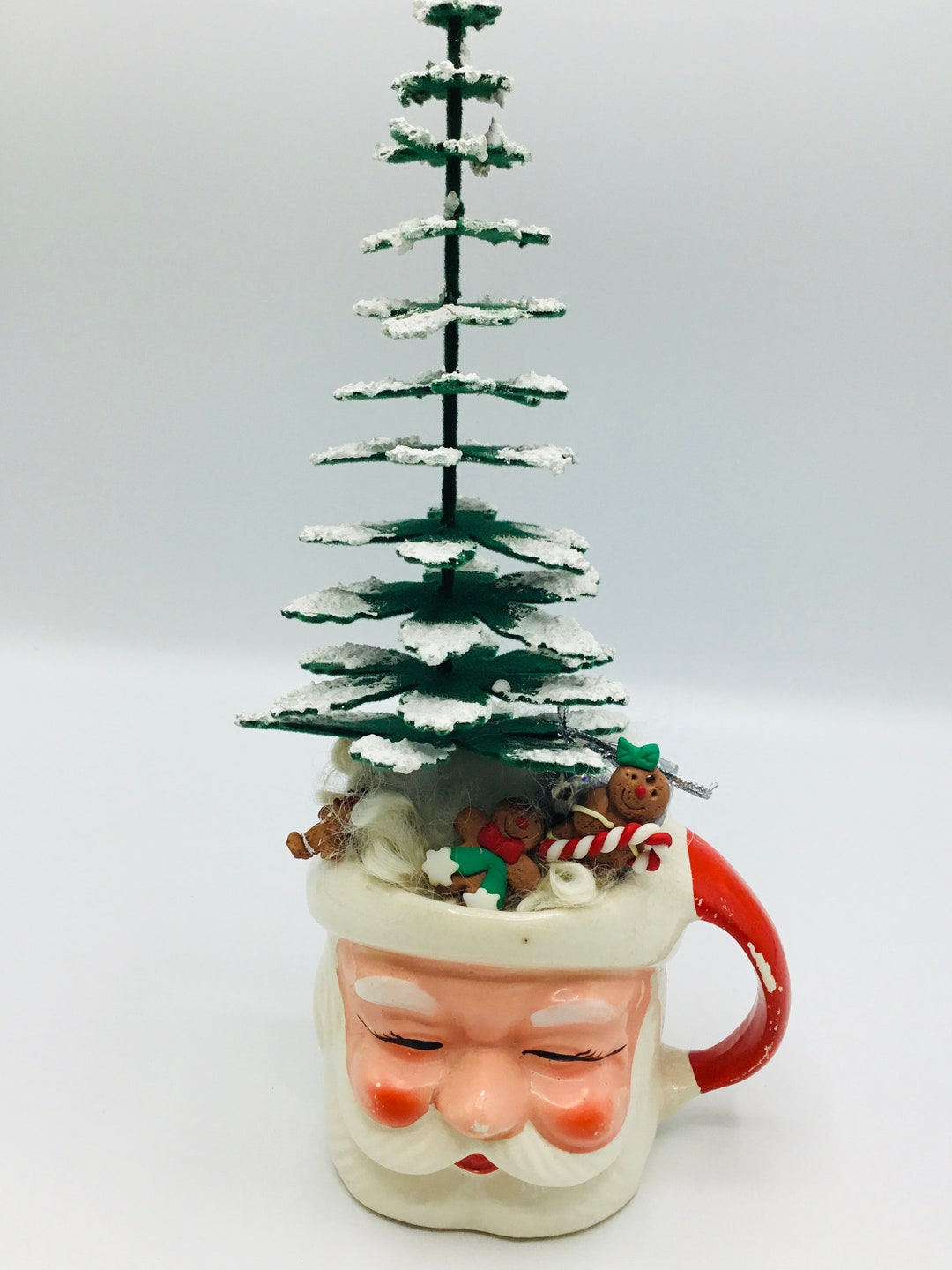 Vintage Santa Mug Display - Etsy